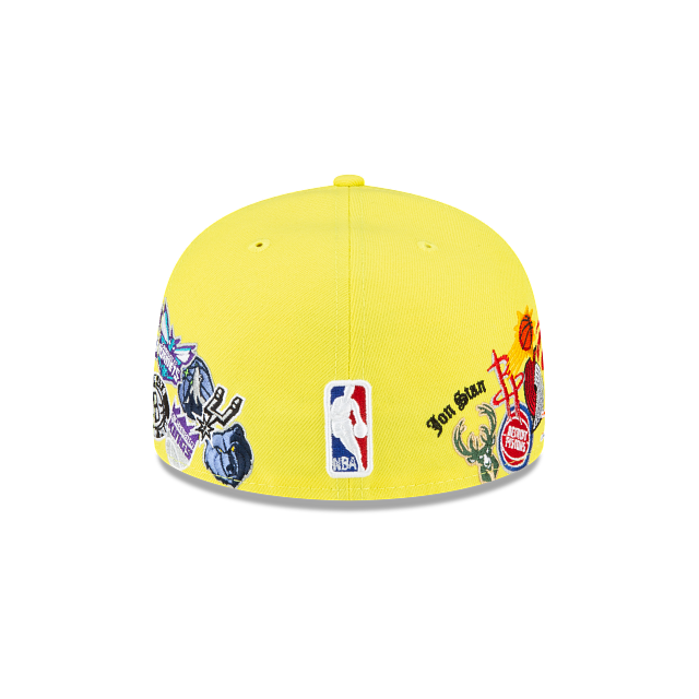 New Era Jon Stan X NBA All-Star 2023 Yellow 59FIFTY Fitted Hat