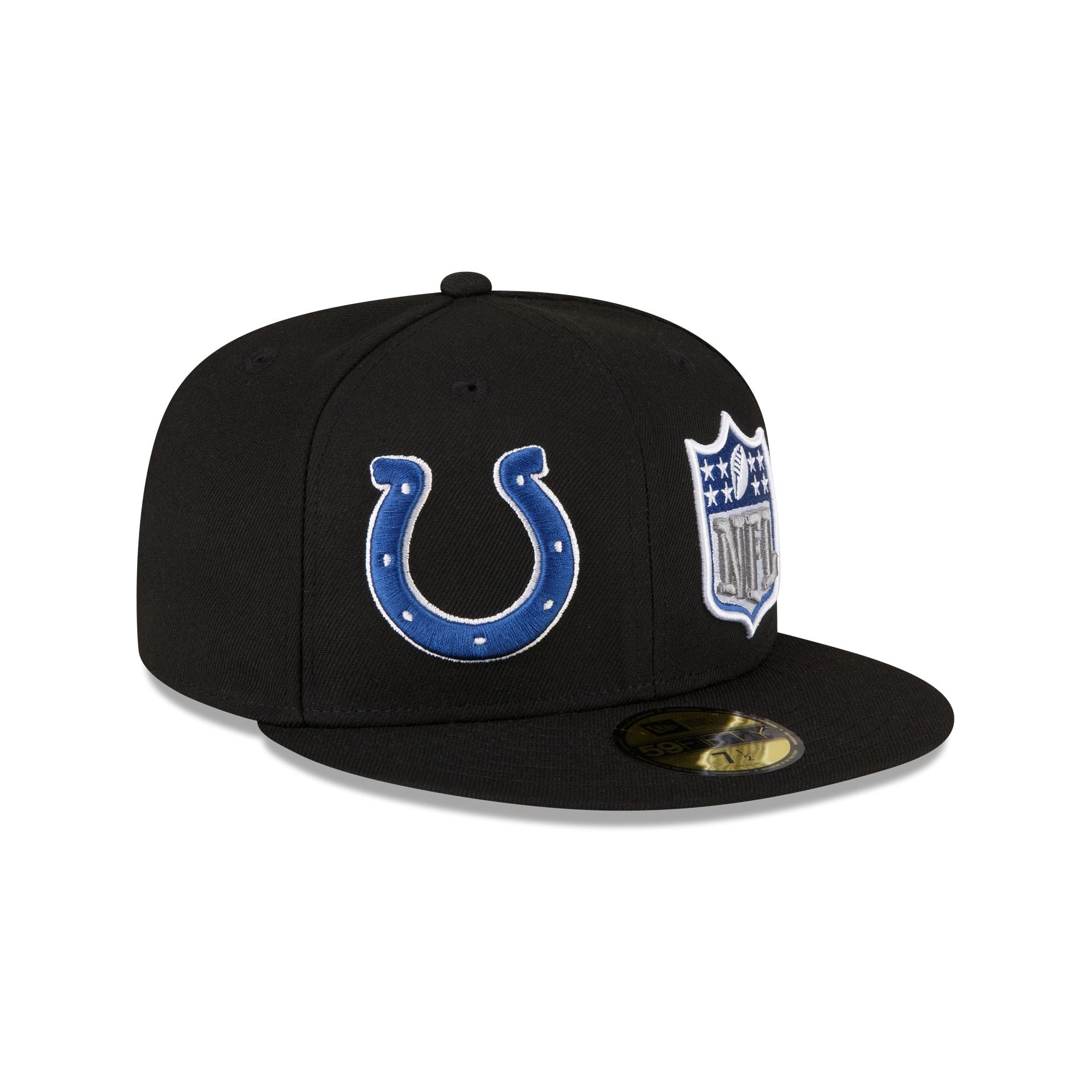 New Era Indianapolis Colts 2023 Sideline Black 59FIFTY Fitted Hat