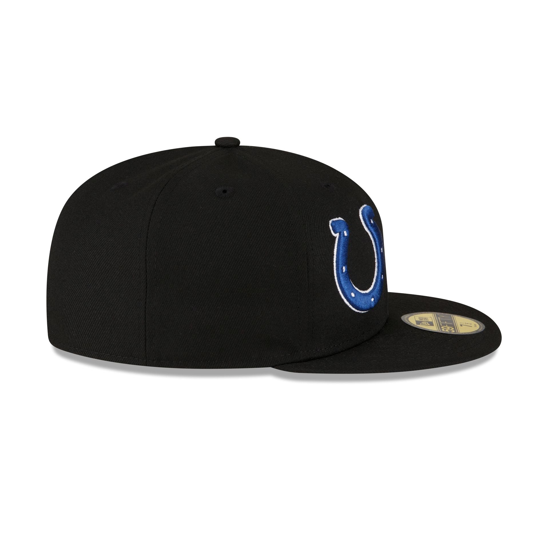 New Era Indianapolis Colts 2023 Sideline Black 59FIFTY Fitted Hat
