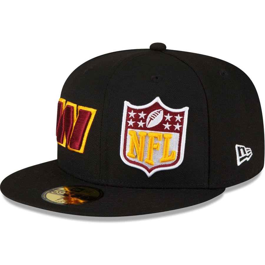 New Era Washington Commanders 2023 Sideline Black 59FIFTY Fitted Hat