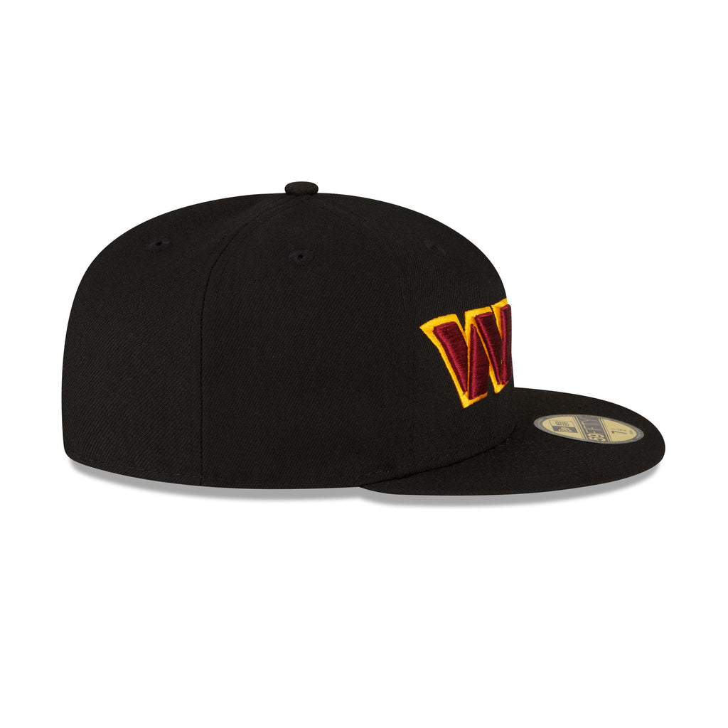 New Era Washington Commanders 2023 Sideline Black 59FIFTY Fitted Hat