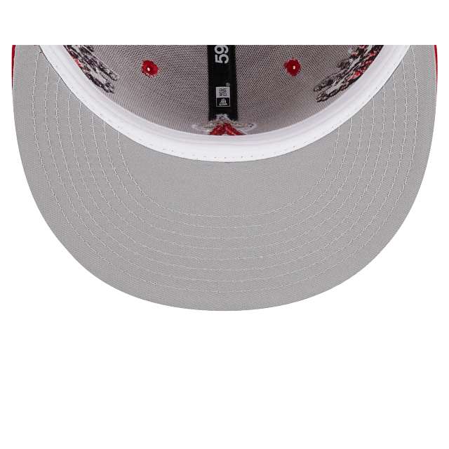 New Era Los Angeles Angels Tonal Wave 2023 59FIFTY Fitted Hat