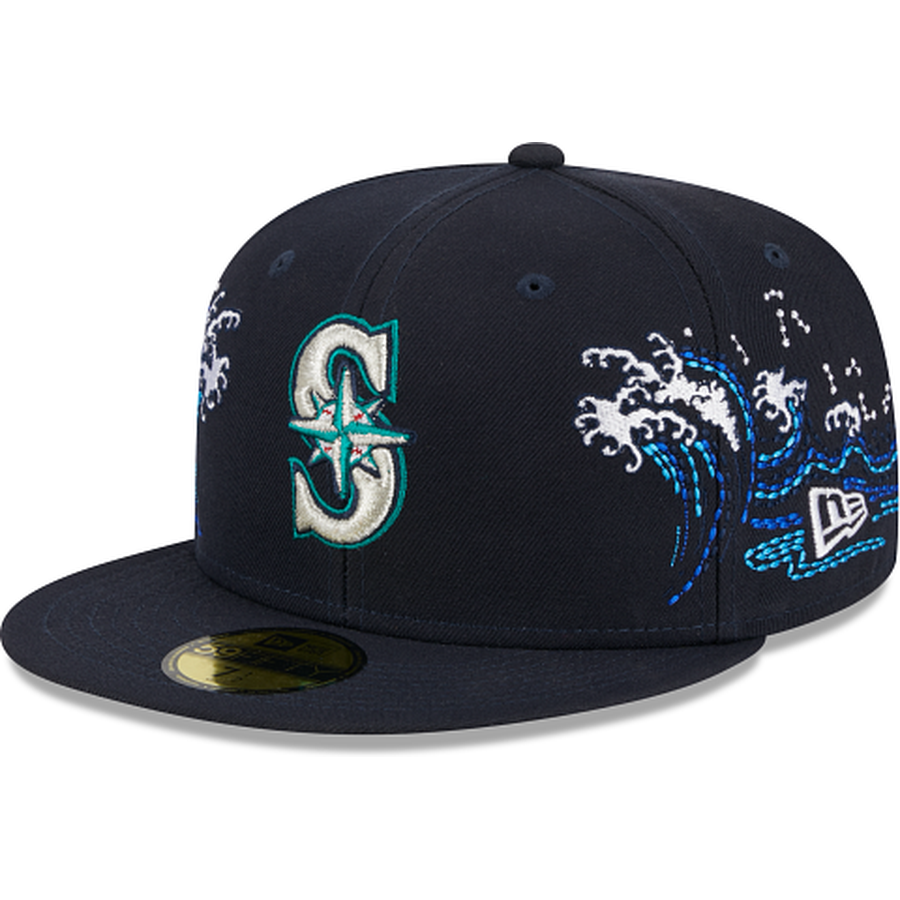 New Era Seattle Mariners Tonal Wave 2023 59FIFTY Fitted Hat