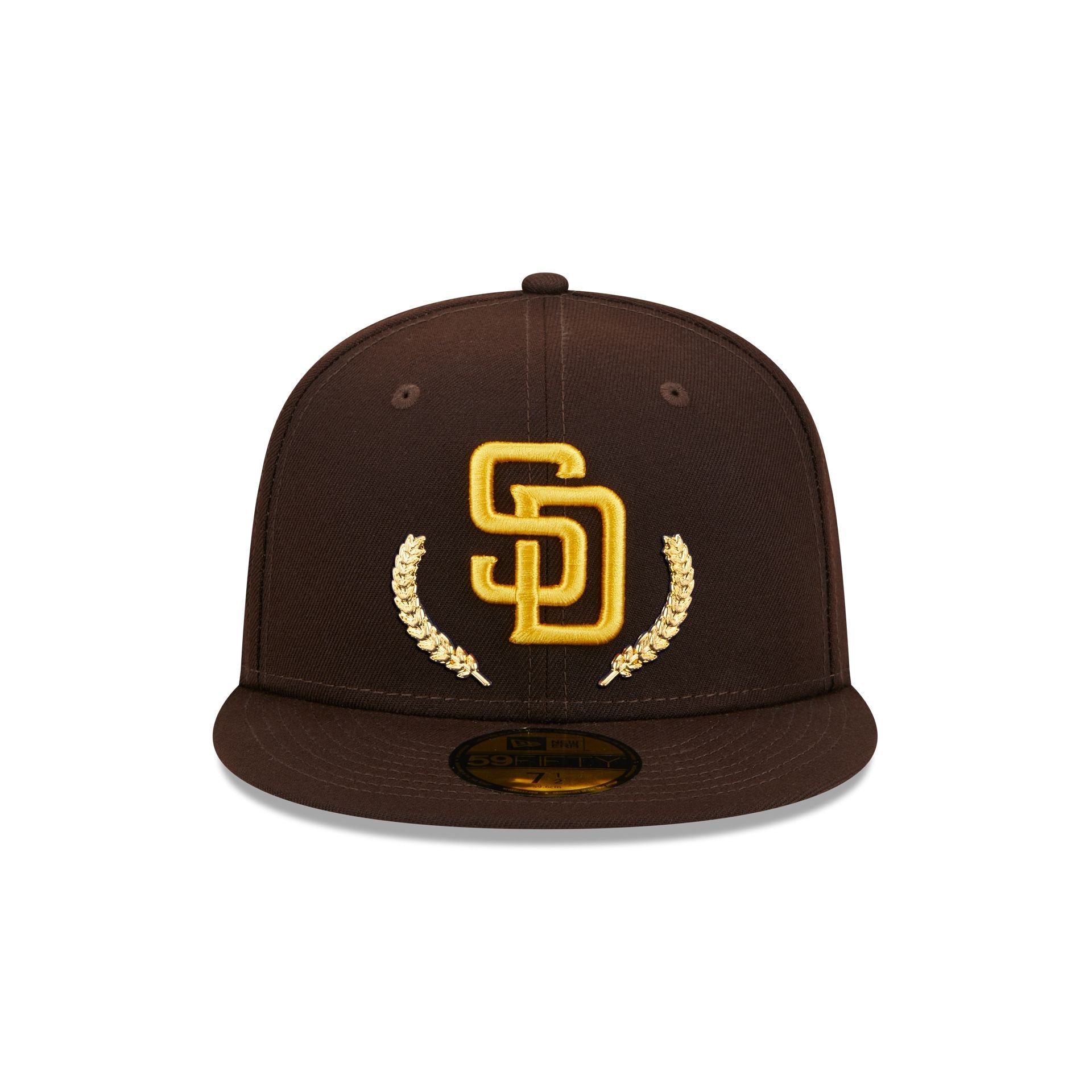 New Era San Diego Padres Gold Leaf 2023 59FIFTY Fitted Hat