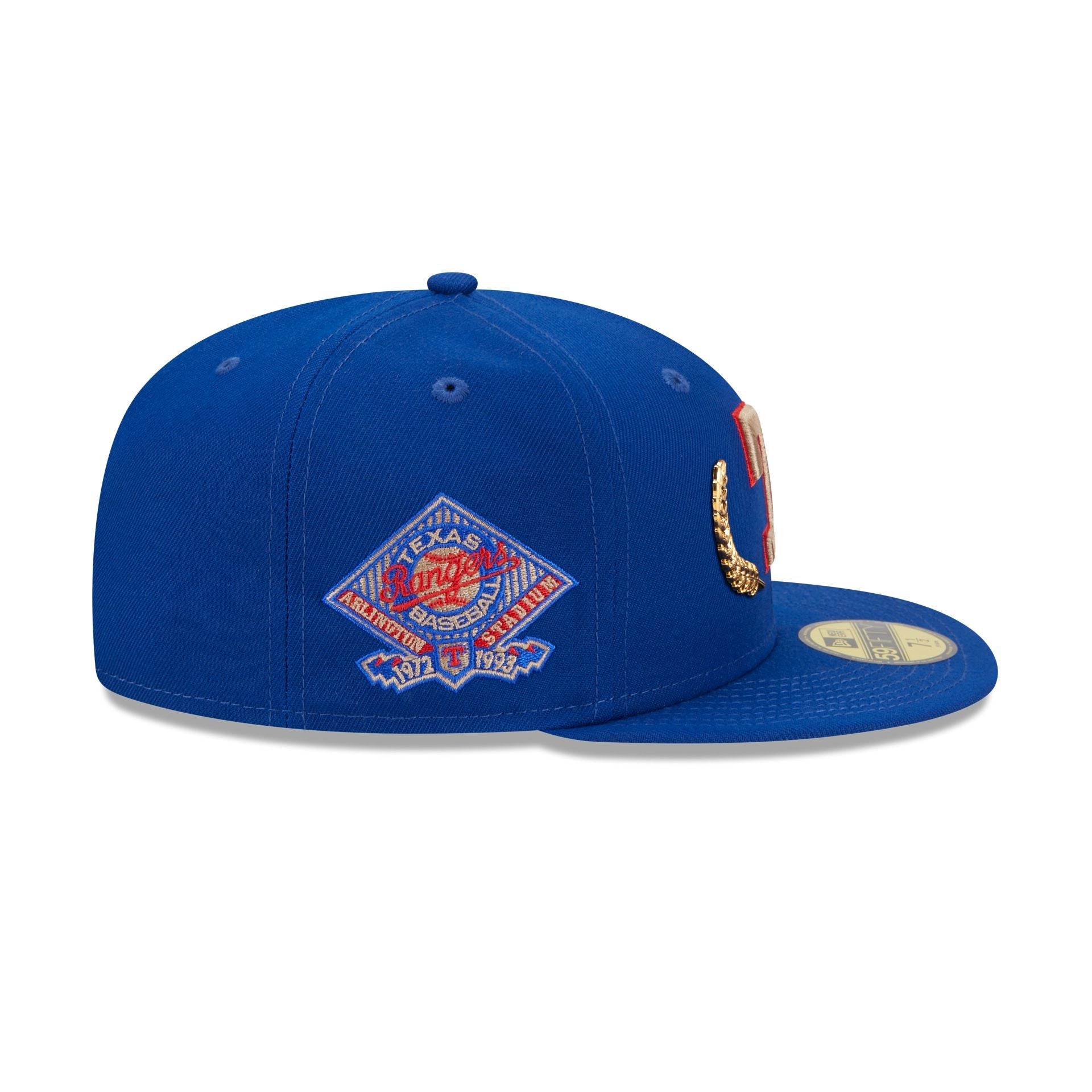 New Era Texas Rangers Gold Leaf 2023 59FIFTY Fitted Hat