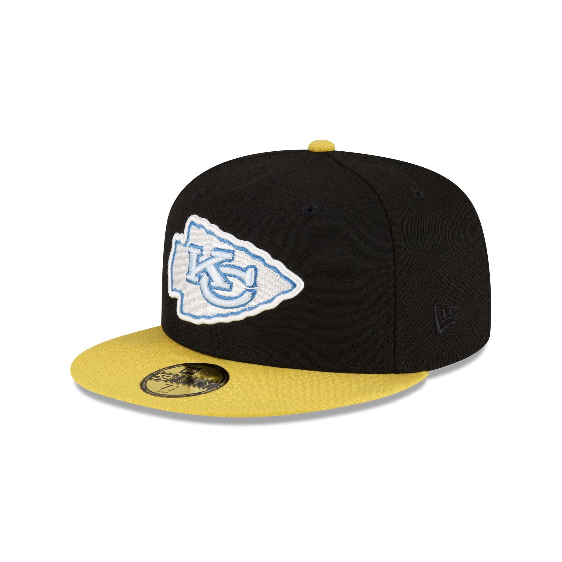 New Era Kansas City Chiefs Chartreuse Visor 2023 59FIFTY Fitted Hat