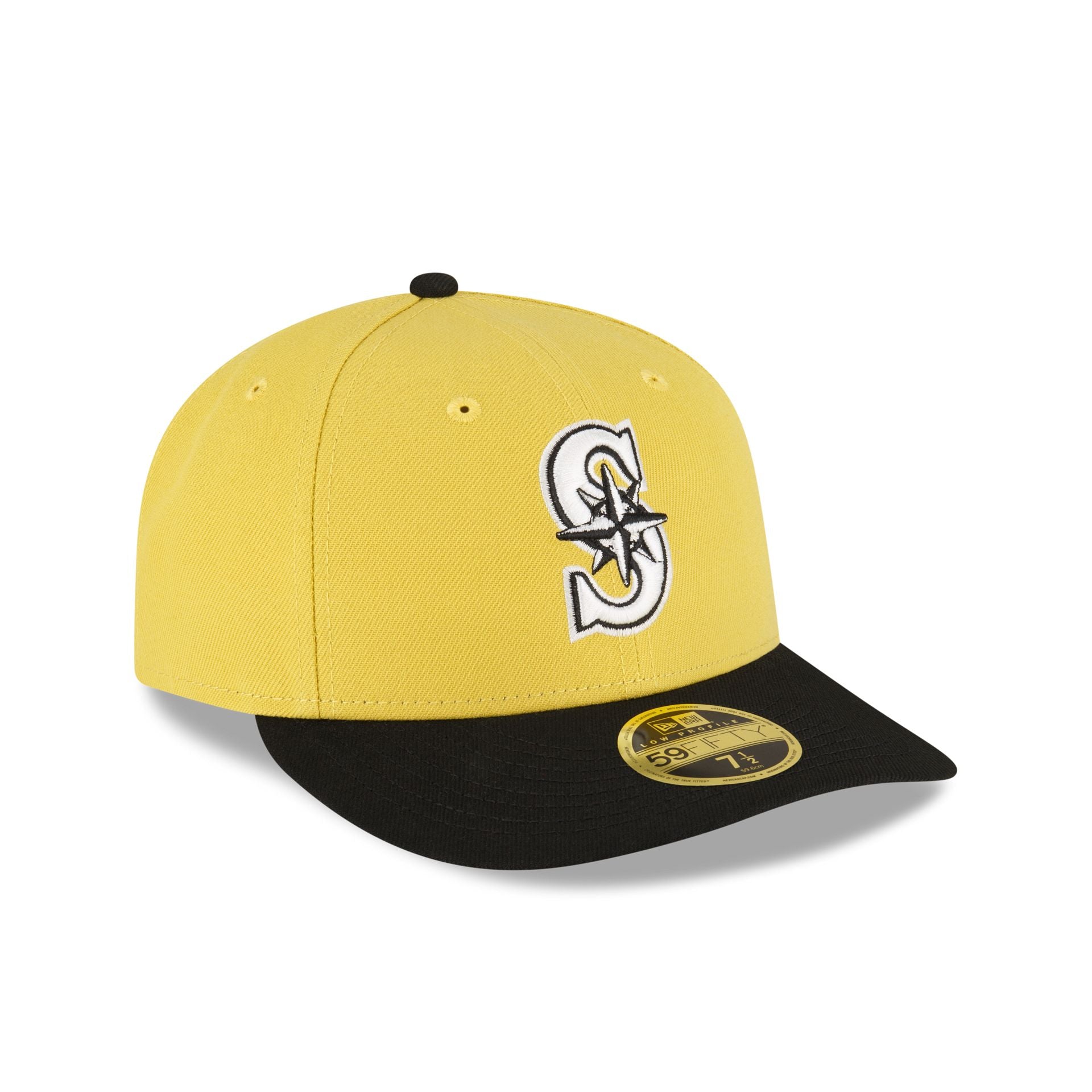 New Era Seattle Mariners Chartreuse Crown Low Profile 2023 59FIFTY Fit