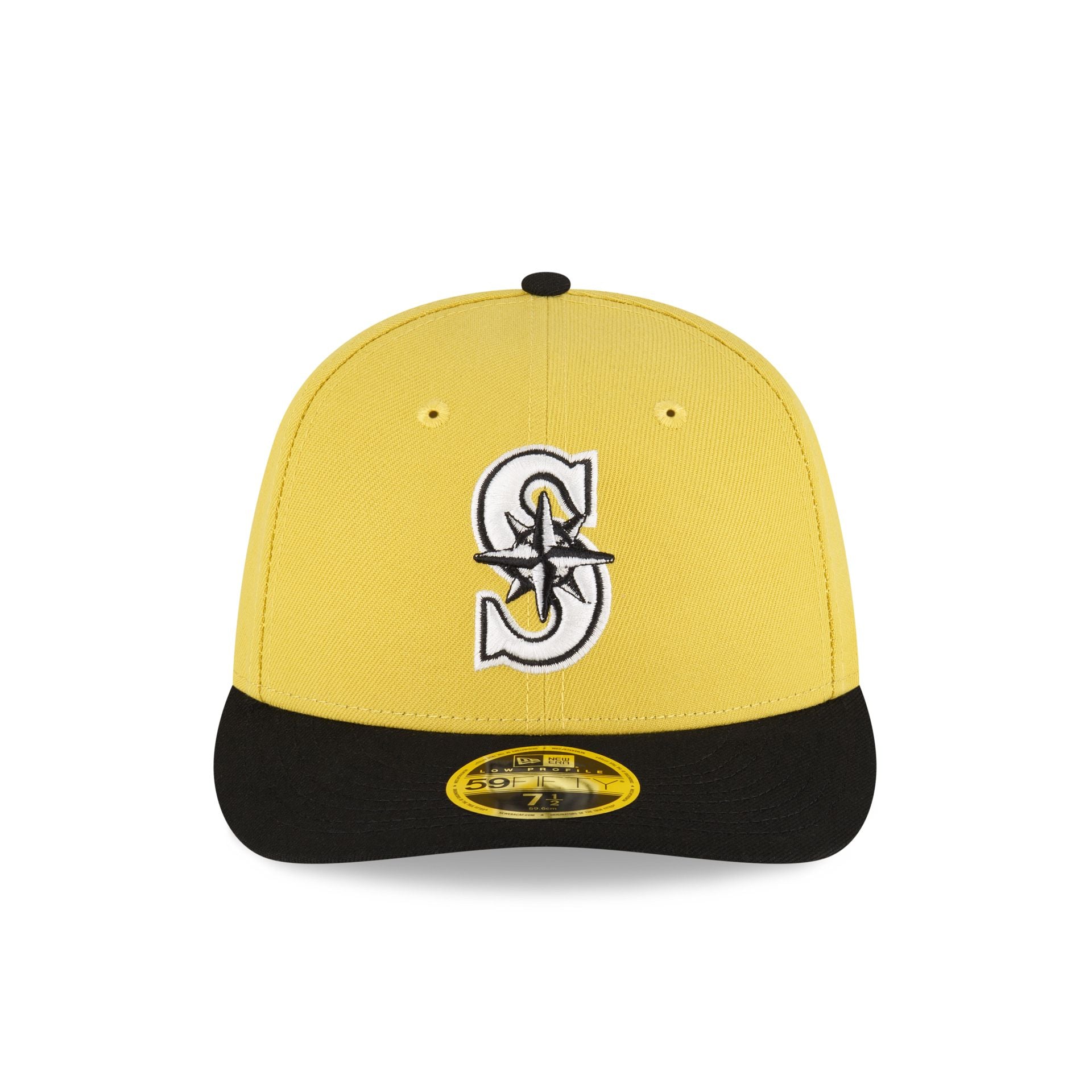 New Era Seattle Mariners Chartreuse Crown Low Profile 2023 59FIFTY Fit