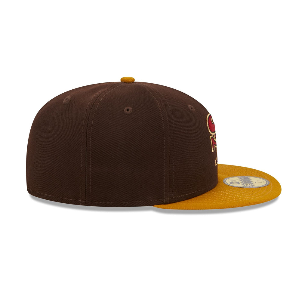 New Era San Francisco 49ers Burnt Wood 2023 59FIFTY Fitted Hat