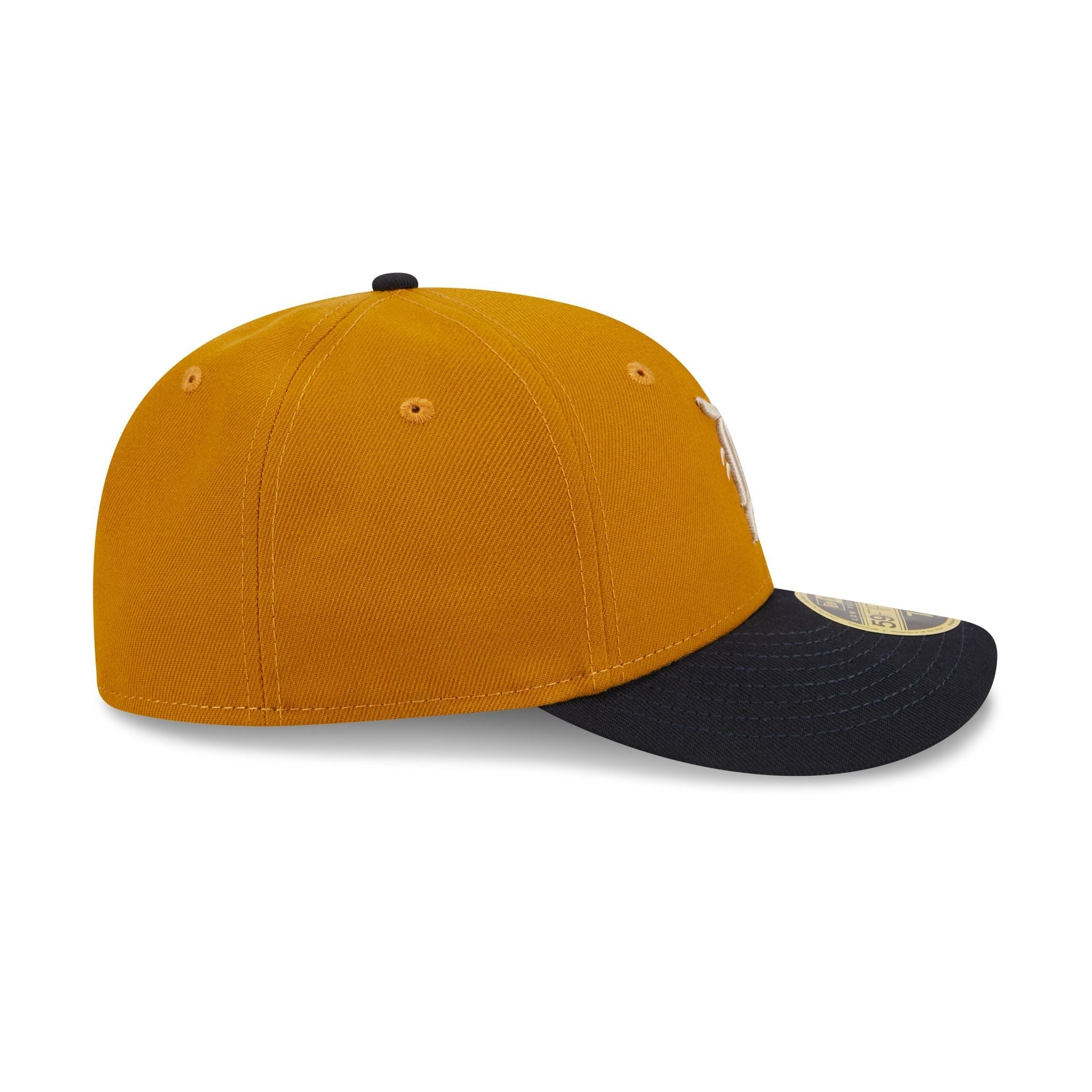 New Era Detroit Tigers Vintage Gold Low Profile 2023 59FIFTY Fitted Hat