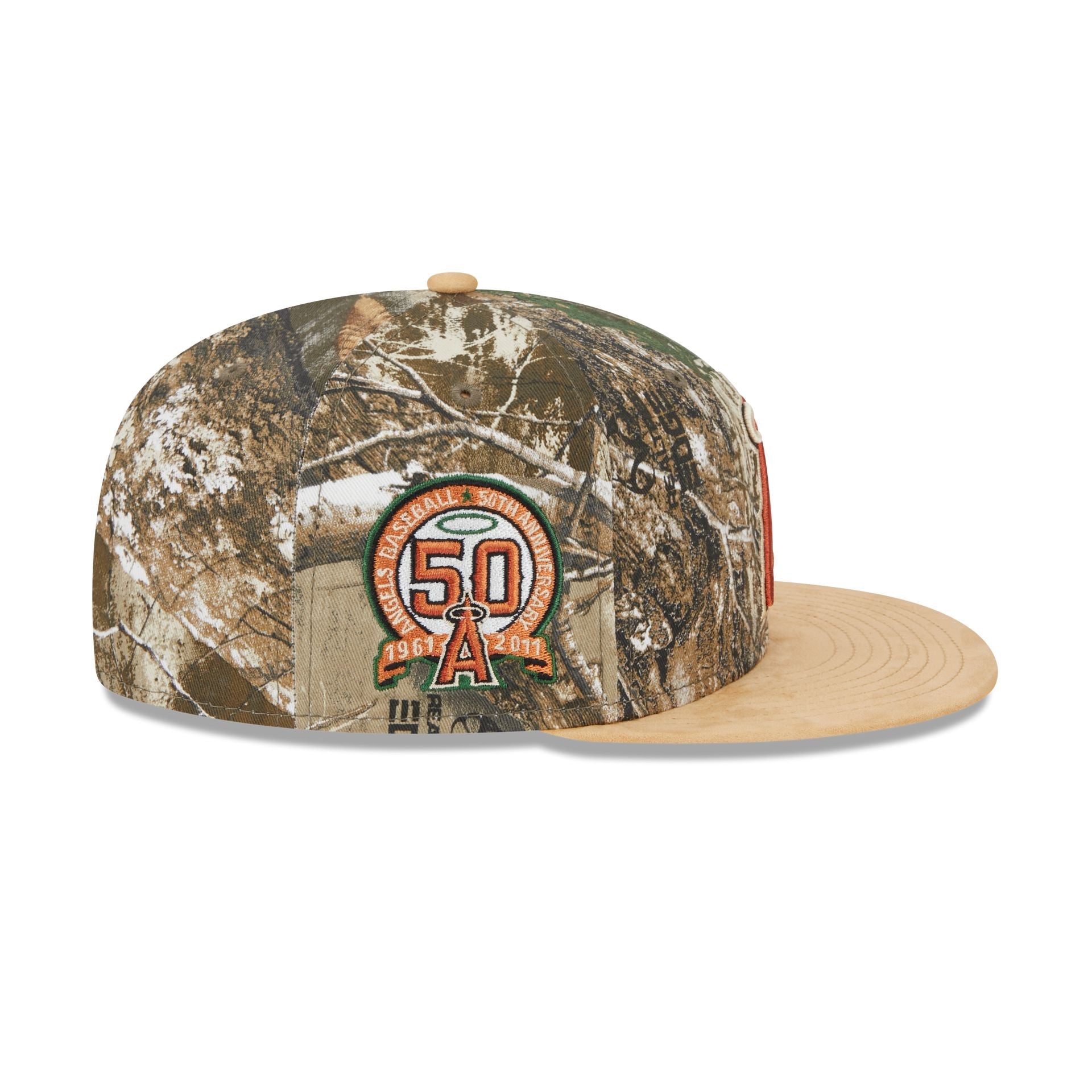 New Era Los Angeles Angels Realtree 2023 59FIFTY Fitted Hat