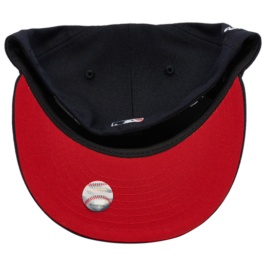 New Era Atlanta Braves Navy/Red Rose 59FIFTY Fitted Hat