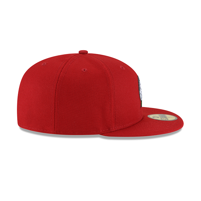 New Era Snow Globe Red 2022 59FIFTY Fitted Hat | Christmas Cap