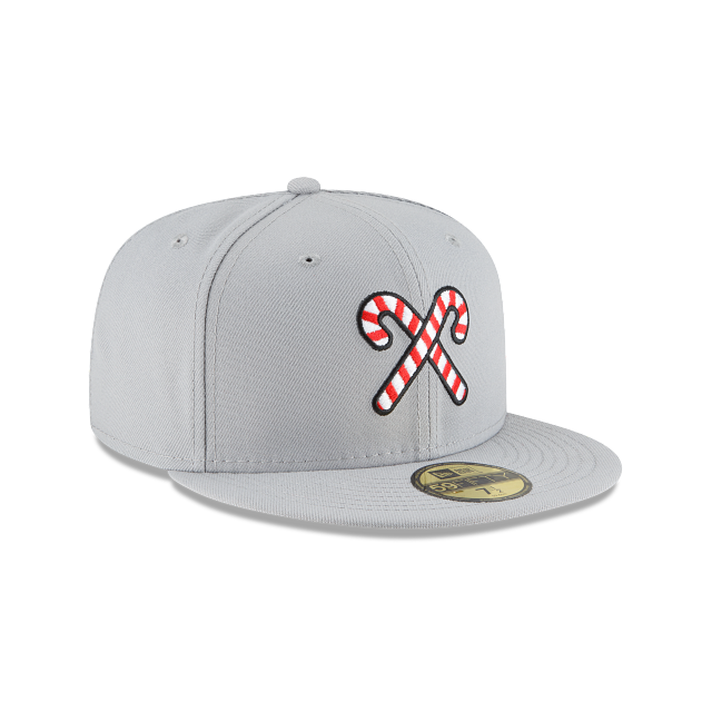 New Era Candy Canes 2022 59FIFTY Fitted Hat | Christmas Caps