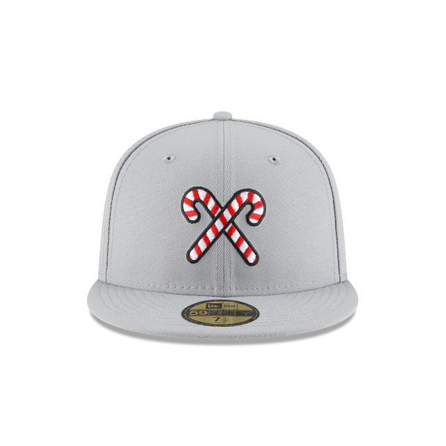 New Era Candy Canes 2022 59FIFTY Fitted Hat | Christmas Caps