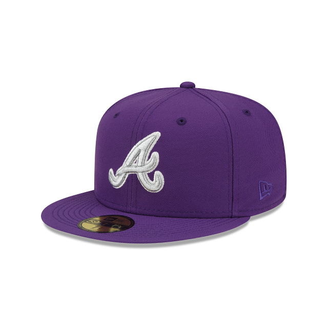New Era Purple Refresh Atlanta Braves 2022 59FIFTY Fitted Hat