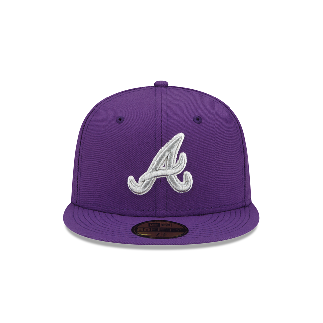 New Era Purple Refresh Atlanta Braves 2022 59FIFTY Fitted Hat