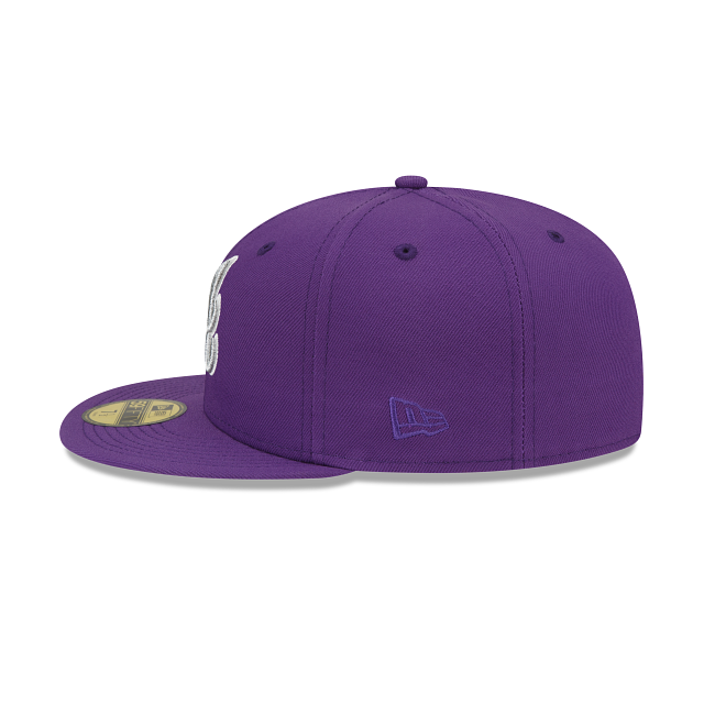 New Era Purple Refresh Atlanta Braves 2022 59FIFTY Fitted Hat