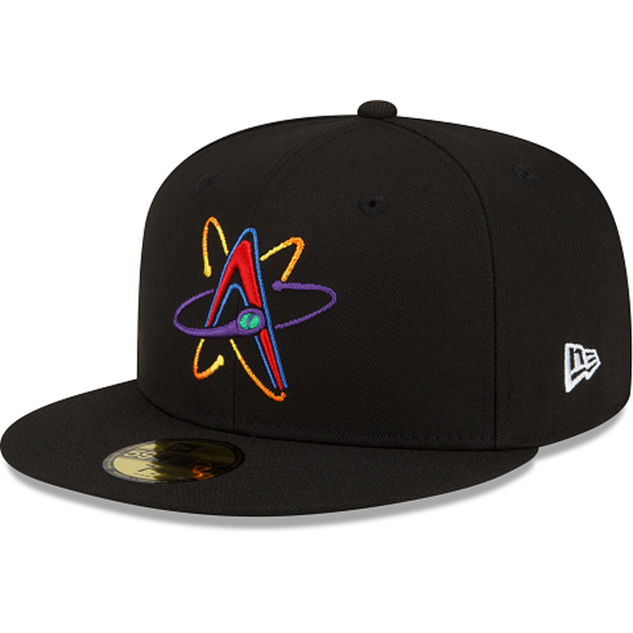 New Era Albuquerque Isotopes Pitch Black 2022 59FIFTY Fitted Hat