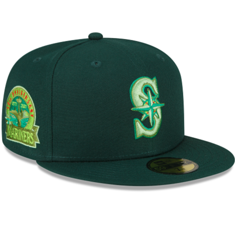 New Era Seattle Mariners Green 30th Anniversary Red UV 59FIFTY Fitted