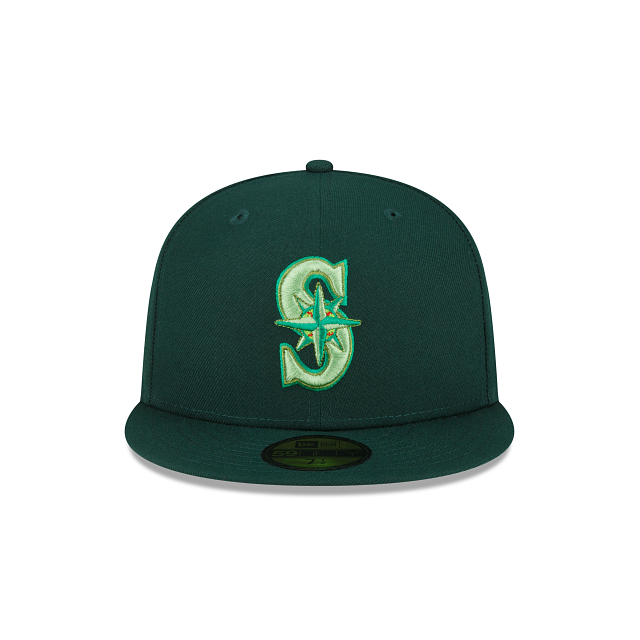 New Era Seattle Mariners Green 30th Anniversary Red UV 59FIFTY Fitted Hat