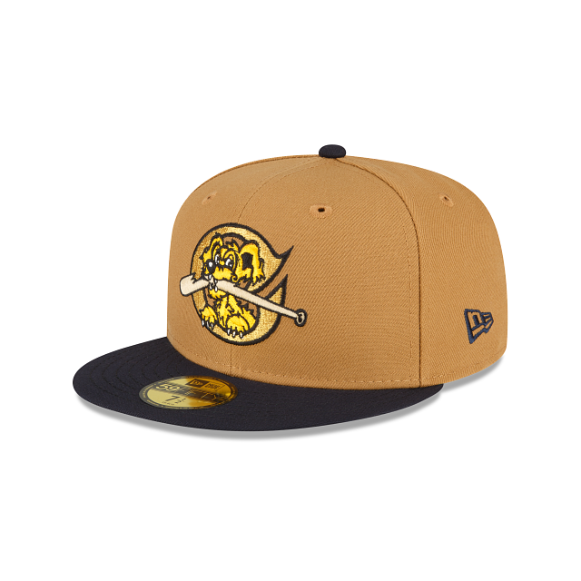 New Era Charleston RiverDogs Wheat 2022 59FIFTY Fitted Hat