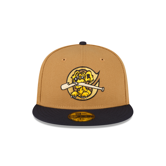 New Era Charleston RiverDogs Wheat 2022 59FIFTY Fitted Hat
