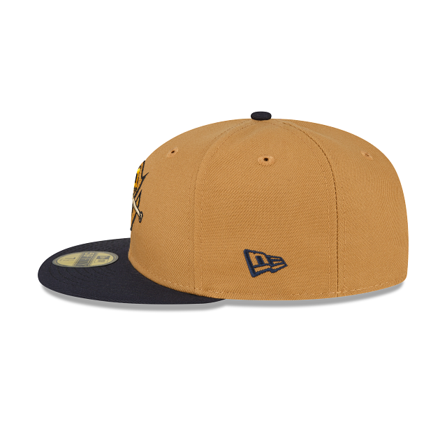 New Era Charleston RiverDogs Wheat 2022 59FIFTY Fitted Hat