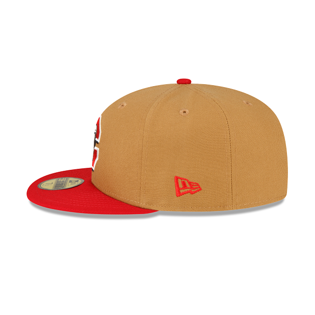 New Era Chattanooga Lookouts Wheat 2022 59FIFTY Fitted Hat