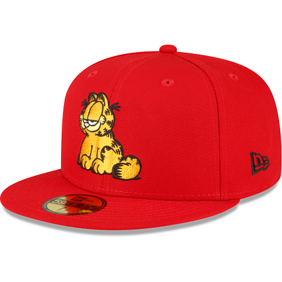 New Era Garfield Red 59FIFTY Fitted Hat