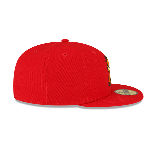 New Era Garfield Red 59FIFTY Fitted Hat