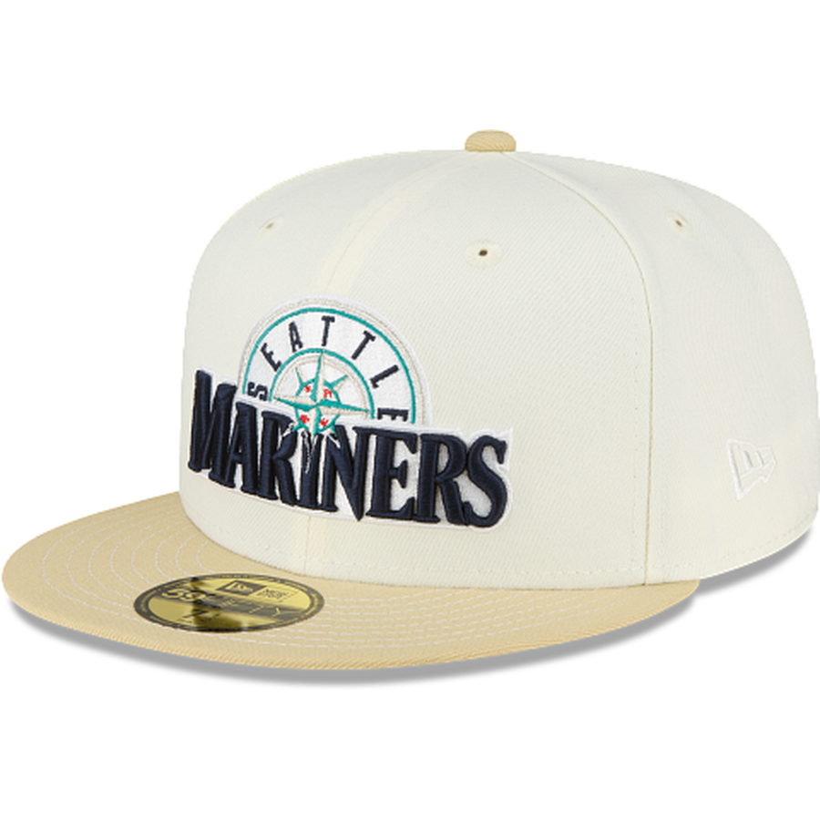 New Era Just Caps Chrome Seattle Mariners 2023 59FIFTY Fitted Hat