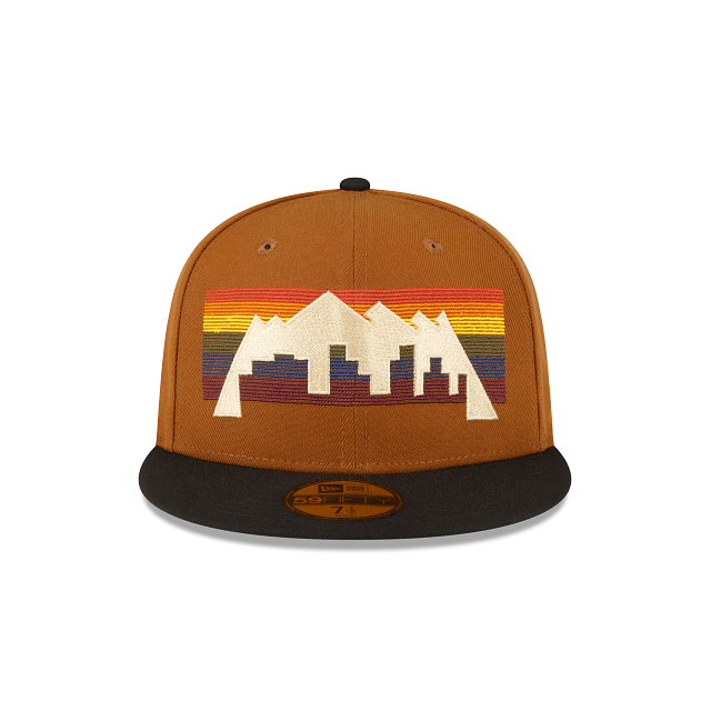 New Era Just Caps Chestnut Denver Nuggets 2023 59FIFTY Fitted Hat