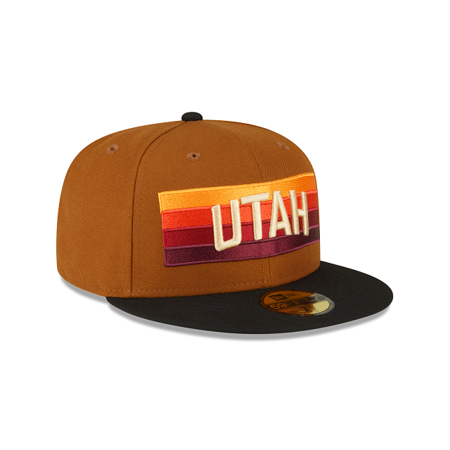New Era Just Caps Chestnut Utah Jazz 2023 59FIFTY Fitted Hat