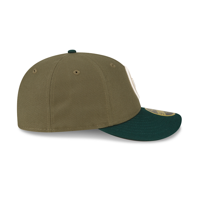 New Era Chicago Cubs Olive Low Profile 2023 59FIFTY Fitted Hat