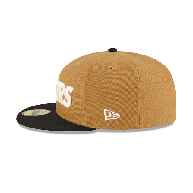 New Era Las Vegas Raiders Ivory Wheat 2023 59FIFTY Fitted Hat