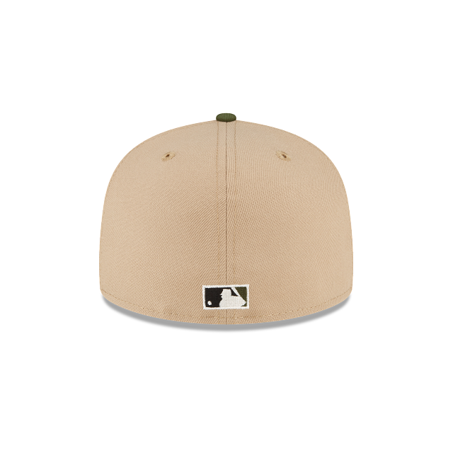 New Era Just Caps Beige Camel Tampa Bay Rays 2023 59FIFTY Fitted Hat
