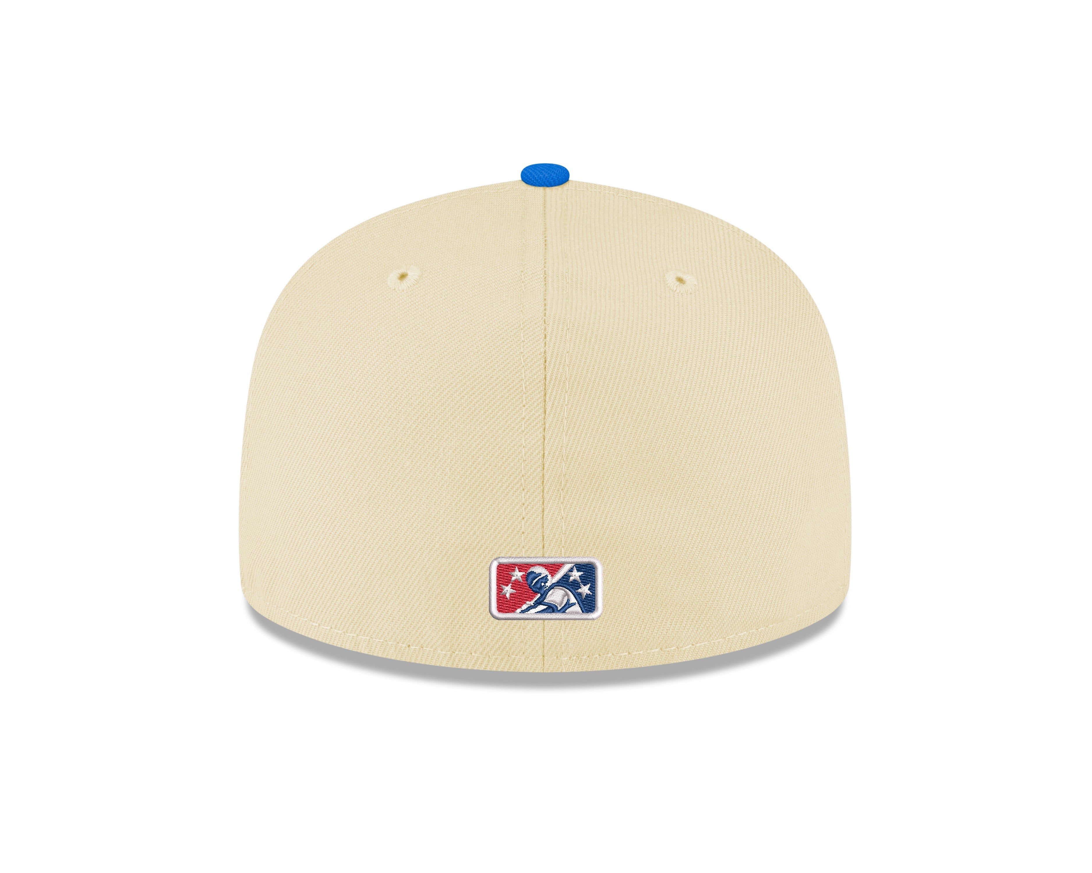 New Era Jacksonville Jumbo Shrimp Vegas Gold/Blue 59FIFTY Fitted Hat