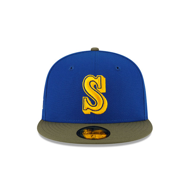 New Era Just Caps Dark Forest Visor Seattle Mariners 2023 59FIFTY Fitt