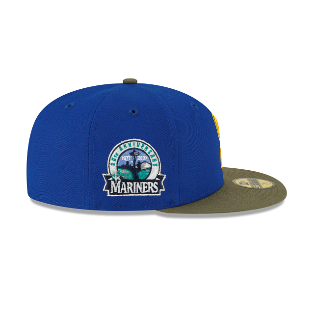 New Era Just Caps Dark Forest Visor Seattle Mariners 2023 59FIFTY Fitt