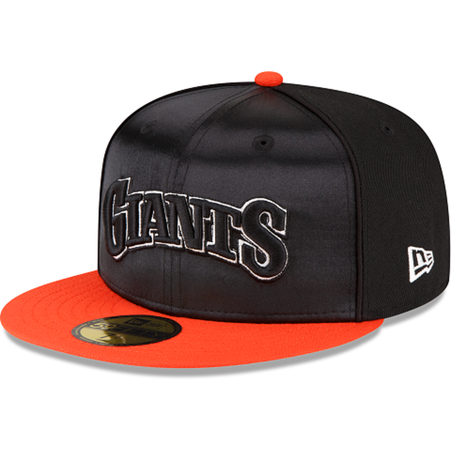New Era Just Caps Black Satin San Francisco Giants 2023 59FIFTY Fitted