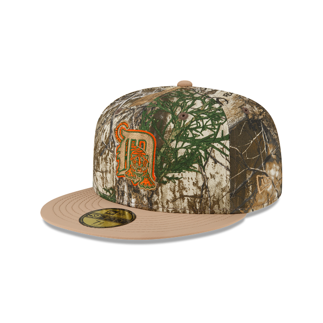 New Era Just Caps Camouflage Detroit Tigers Realtree 59FIFTY Fitted Hat