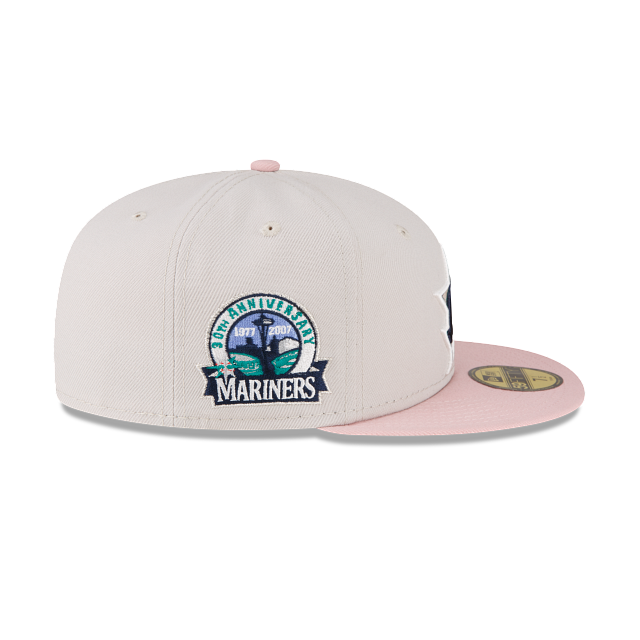 New Era Just Caps Stone Pink Seattle Mariners 2023 59FIFTY Fitted Hat