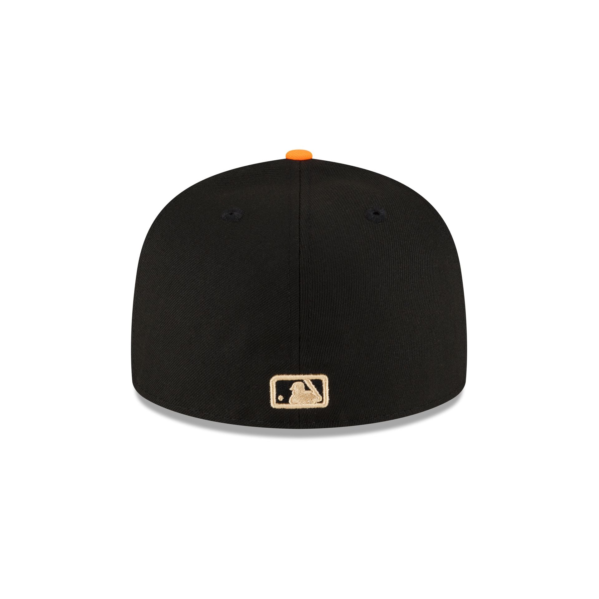 New Era Just Caps Orange Visor Los Angeles Dodgers 2023 59FIFTY Fitted Hat