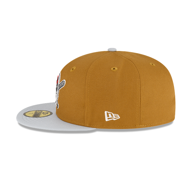 New Era Just Caps Gray Visor Pittsburgh Pirates 2023 59FIFTY Fitted Ha