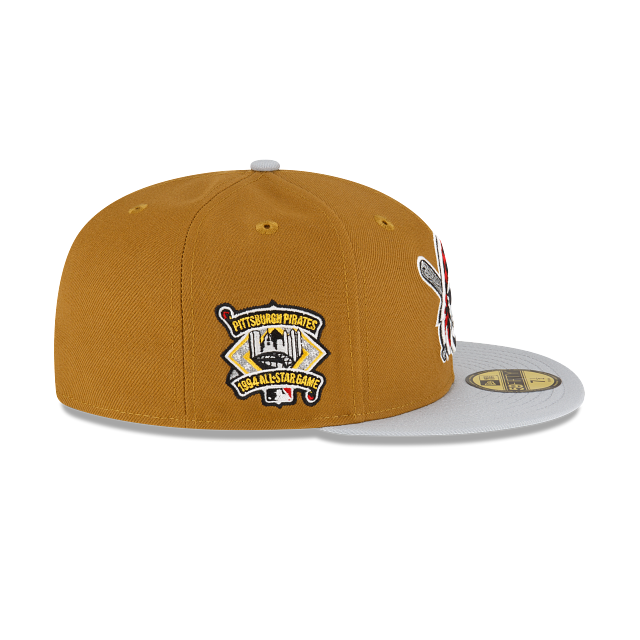 New Era Just Caps Gray Visor Pittsburgh Pirates 2023 59FIFTY Fitted Ha