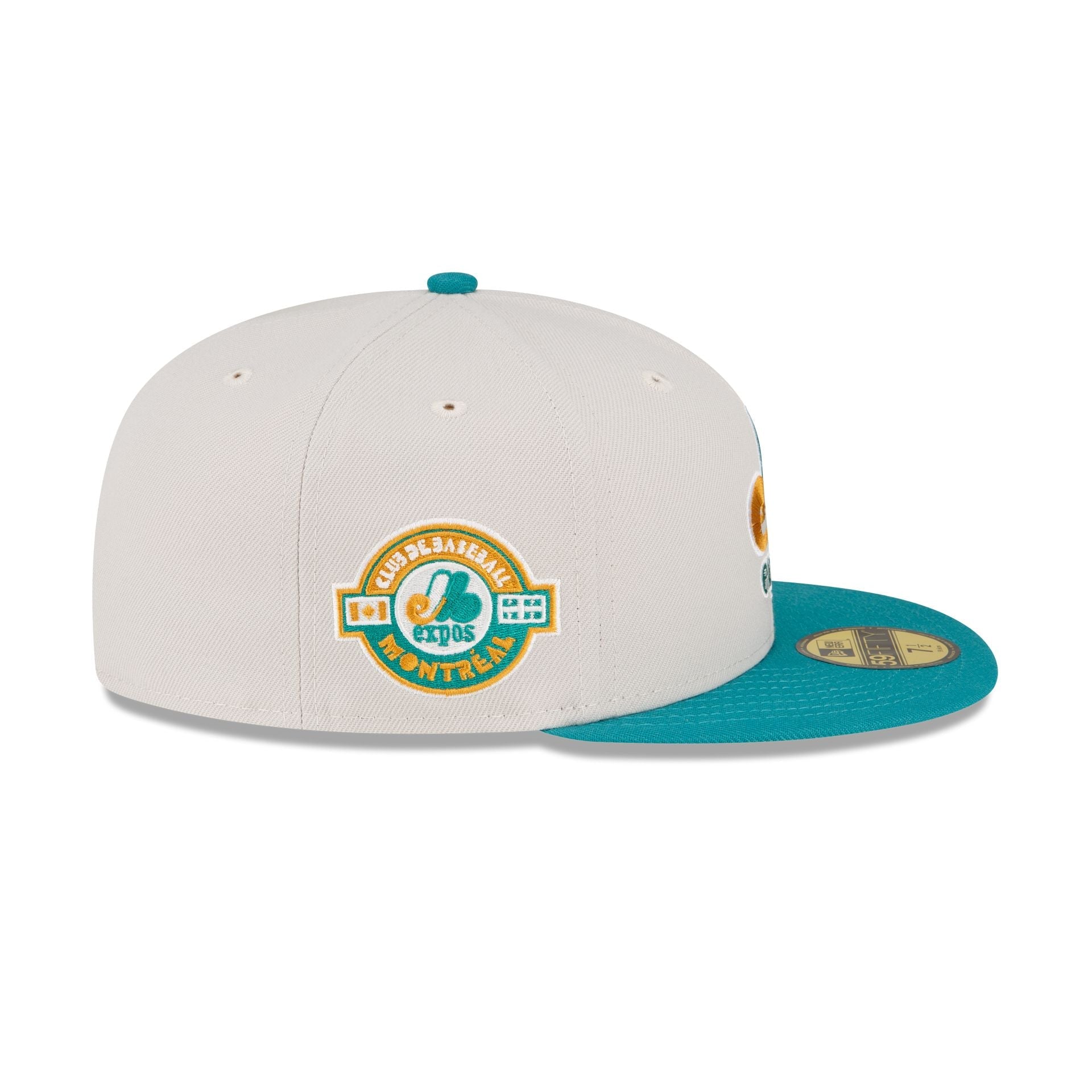 New Era Just Caps Cadet Blue Montreal Expos 2023 59FIFTY Fitted Hat