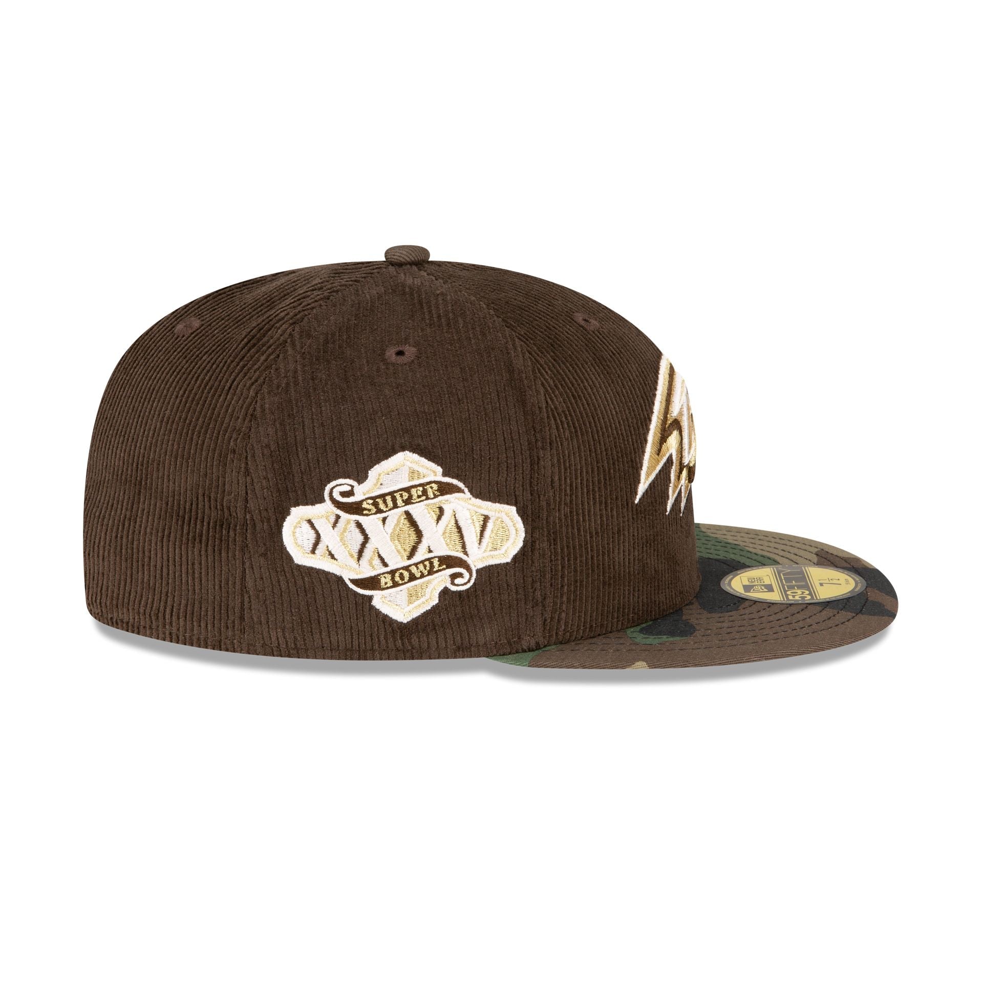 New Era Just Caps Brown Camo Baltimore Ravens 2023 59FIFTY Fitted Hat