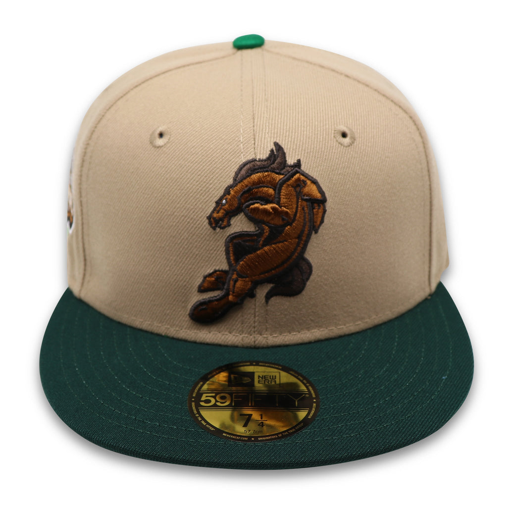 New Era Denver Broncos Camel/Dark Green 2004 Pro Bowl 59FIFTY Fitted H