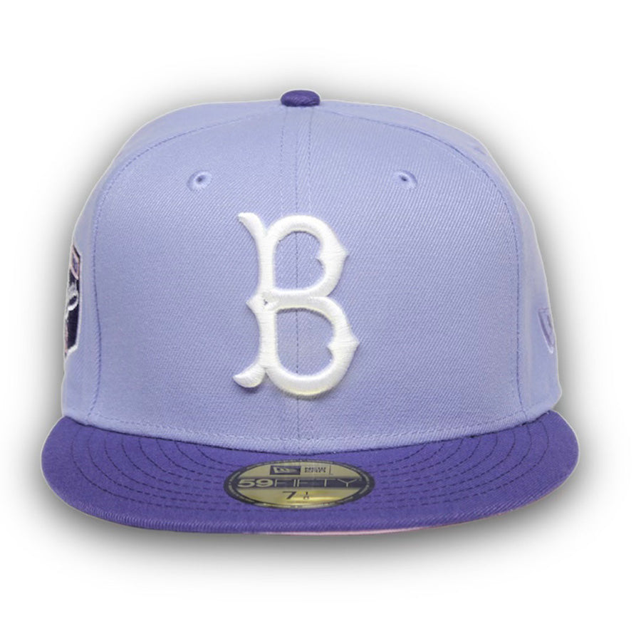 New Era Brooklyn Dodgers Lavender/Purple 1955 World Champsions 59FIFTY ...